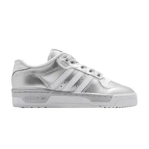 Adidas Rivalry Low Metallic Sneakers - Silver