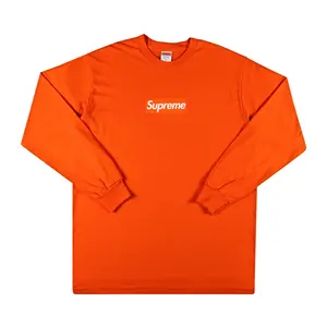 Supreme Box Logo Long-sleeve Tee - Orange