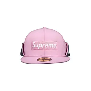 Supreme X Windstopper Earflap Box Logo New Era - Pink