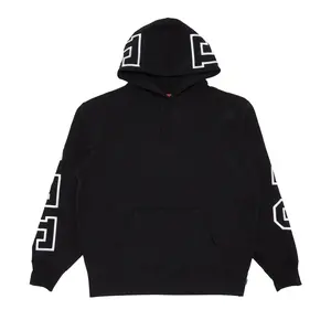 Supreme State Hooded Sweatshirt - Black