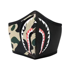 A BATHING APE 1st Camo Shark Mask - Yellow