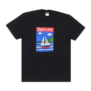 Supreme Sailboat Tee - Black