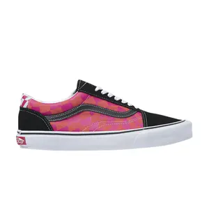 VANS Old Skool Twist Warp Checker Sneakers - Black