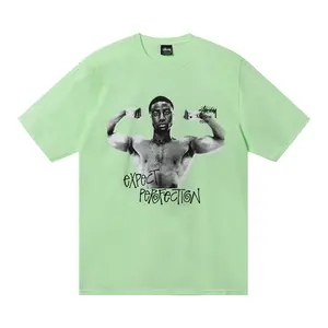 StÜssy X Martine Rose Stand Firm Pigment Dyed Tee 'patina - Green