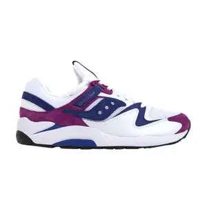 Saucony Grid 9000 Premium Suede Sneakers - Purple