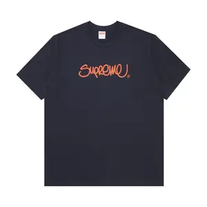 Supreme Handstyle Tee 'navy - Blue