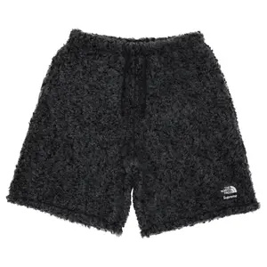 Supreme X The North Face Fleece Shorts - Black