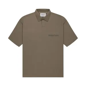 Fear Of God Short-sleeve Polo 'harvest' Brown
