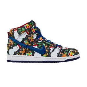 Nike Concepts X Sb Dunk Pro High 'ugly Christmas Sweater' 2017 Special Box Sneakers - Multicolor