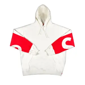 Supreme Big Logo Hooded Sweatshirt - White
