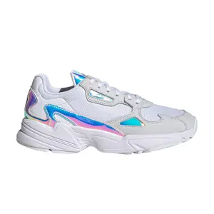 Adidas Wmns Falcon Iridescent Sneakers - White