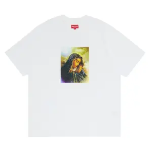 Supreme Mary Rhinestone Short-sleeve Top - White
