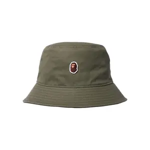 A BATHING APE Ape Head Bucket Hat - Green