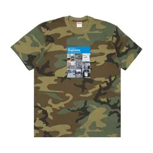 Supreme Verify Tee Woodland Camo - Multicolor
