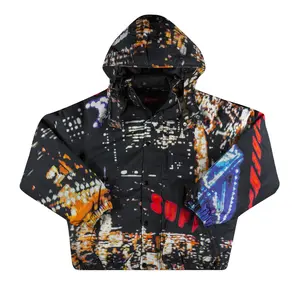 Supreme City Lights Puffy Jacket - Black