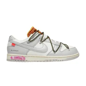 Nike Off- X Dunk Low Lot 22 Of 50 Sneakers - White