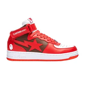 A BATHING APE Bapesta Mid #2 - Red