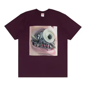 Supreme Braces Tee 'eggplant - Purple