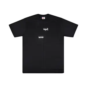 Supreme X Comme Des Garçons Shirt Split Box Logo T-shirt - Black