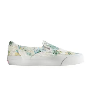 VANS Kith X Og Classic Slip-on Lx 'vintage Roses - Cream