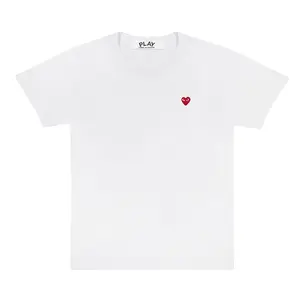 Play Comme Des Garcon Little Heart T-shirt - White