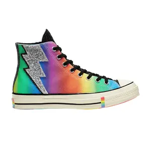 CONVERSE Chuck 70 Hi Pride Shimmering Sneakers - Black