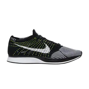 Nike Flyknit Racer 'volt' 2016 Athletic Sneakers - Black