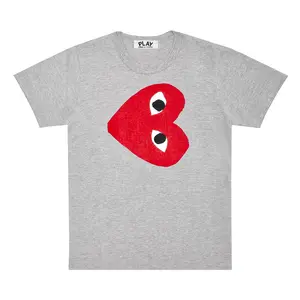 Play Comme Des Garcon Red Heart T-shirt