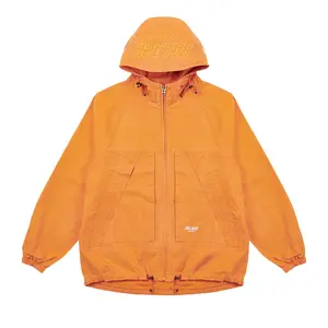 PALACE Washed Cotton Hooded Jacket
