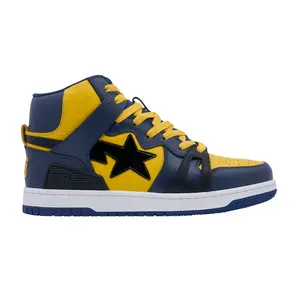 A BATHING APE Sta 93 Hi Sneakers - Yellow