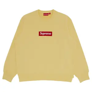 Supreme Box Logo Crewneck - Yellow