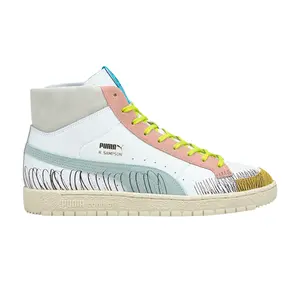 PUMA Michael Lau X Ralph Sampson 70 Mid 'scribble' Sneakers - White