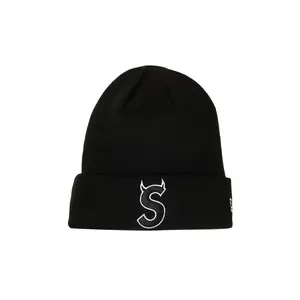 Supreme X New Era S Logo Beanie - Black