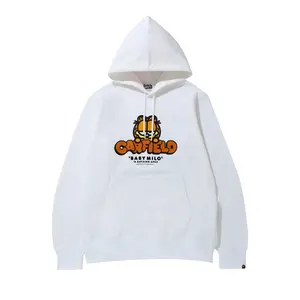 A BATHING APE X Garfield Pullover Hoodie - White