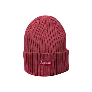 Supreme Supreme Overdyed Ribbed Beanie Purple