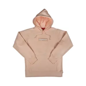 Supreme Box Logo Pullover Hoodie Fw16 - Orange