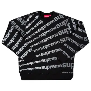 Supreme Radial Crewneck - Black