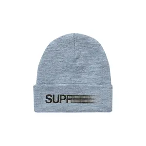 Supreme Supreme Motion Logo Beanie Grey