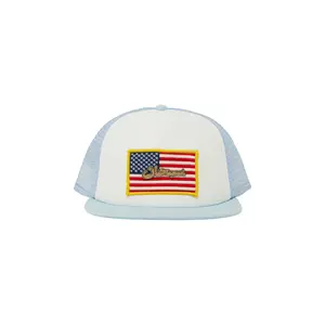 Supreme Supreme Name Plate Mesh Back 5-Panel Cap Blue