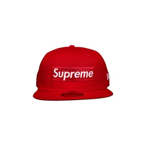 Supreme Supreme X New Era Champions Box Logo Cap Red