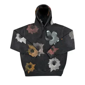 Supreme X Nate Lowman Hooded Sweatshirt - Black