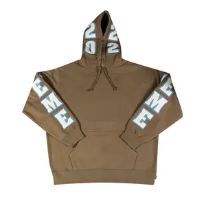 Supreme Team Chenille Hooded Sweatshirt - Brown