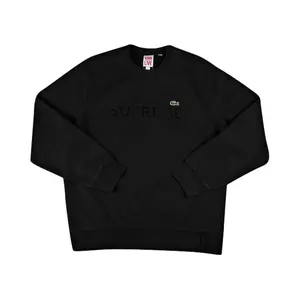 Supreme X Lacoste Crewneck - Black