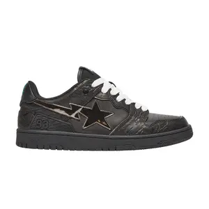 A BATHING APE Sk8 Sta Low Sneakers - Black