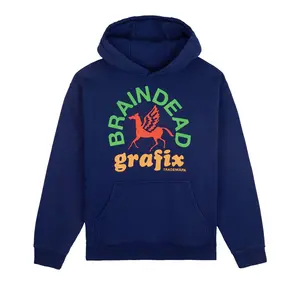 Brain Dead Drawstring Sweatshirts Hoodies For Men