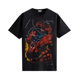 Kith For Spider-man Red Hulk Vintage Tee - Black