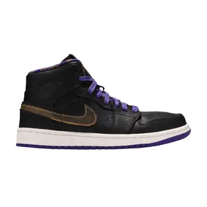 JORDAN 1 Mid Nouveau 'bhm' Sneakers - Black