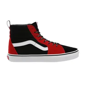 Black Red Off White Shoes For Men