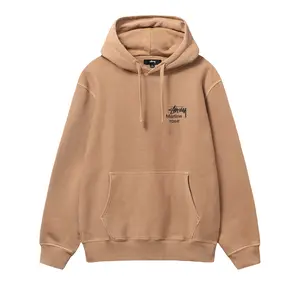 StÜssy X Martine Rose Pigment Dyed Hoodie - Tan