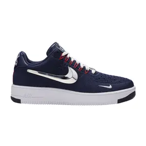 Nike Patriots X Air Force 1 Low Ultra Flyknit '6x Champs' Sneakers - Blue